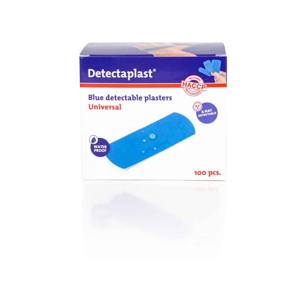 DetectaPlast Universal 2.5 cm x 7 cm Dual Detectable Plasters ...